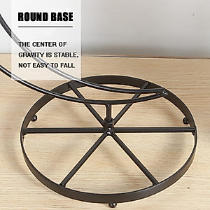 Banana Hanger Stainless Steel Holder Saver Stand Hook Keep Bananas from Bruising Black Kitchen Decor for Counter (7.1 * 7.9 * 13")