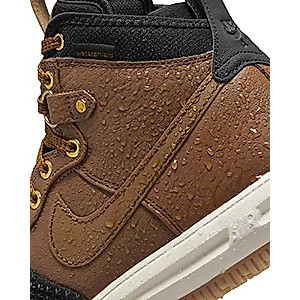Nike Men's Lunar Force 1 Duckboot Ale Brown/Ale Brown-Black (805899 202) - 9.5