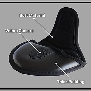 Mallet Golf Putter Headcover Black Oversize Leatherette Head Cover