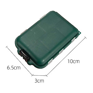 BESPORTBLE 2Pcs Box Storage Box Fishing Lure Storage case multiuse Tool Fishing Lure Compartment Fishing Supplies Fishing Bait Fishing Hook Storage Case Fishing Hook Box Multipurpose Plastic
