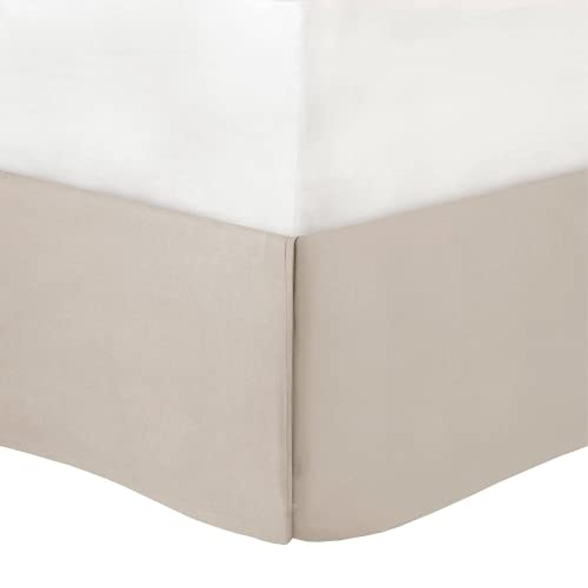 510 DESIGN Luxe Quilted Comforter Set Modern Transitional Design, All Season Down Alternative Warm Bedding Matching Shams, Bedskirt, Decorative Pillow, Queen, Ramsey Damask Neutral