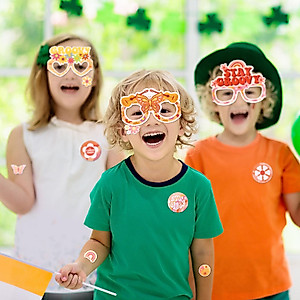 Sasylvia 122 Pcs Groovy Party Favors Retro Hippie Party Gifts Set Silicone Wristbands Keychains Badges Glasses Stickers Boho Stampers Gift Bags for Groovy Birthday Baby Shower Class Reward Supplies