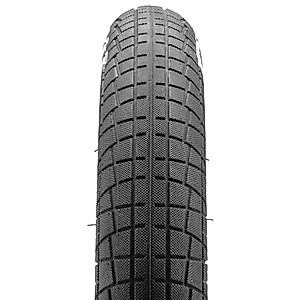 Eastern Bikes Throttle Series 20-Inch 100 PSI BMX Tire (Black & White Logo, 2.3")