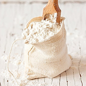 Pangda Muslin Bags Cloth Bags with Drawstring Large Storage Bags Bulk Cotton Reusable Grocery Bags DIY Craft Sachet Bag for Party Wedding Home Storage(8 x 10 Inch, 15)