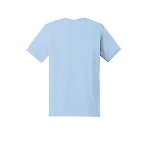 Gildan 5.4 oz Cotton T-Shirt (5000) Tee Medium Light Blue