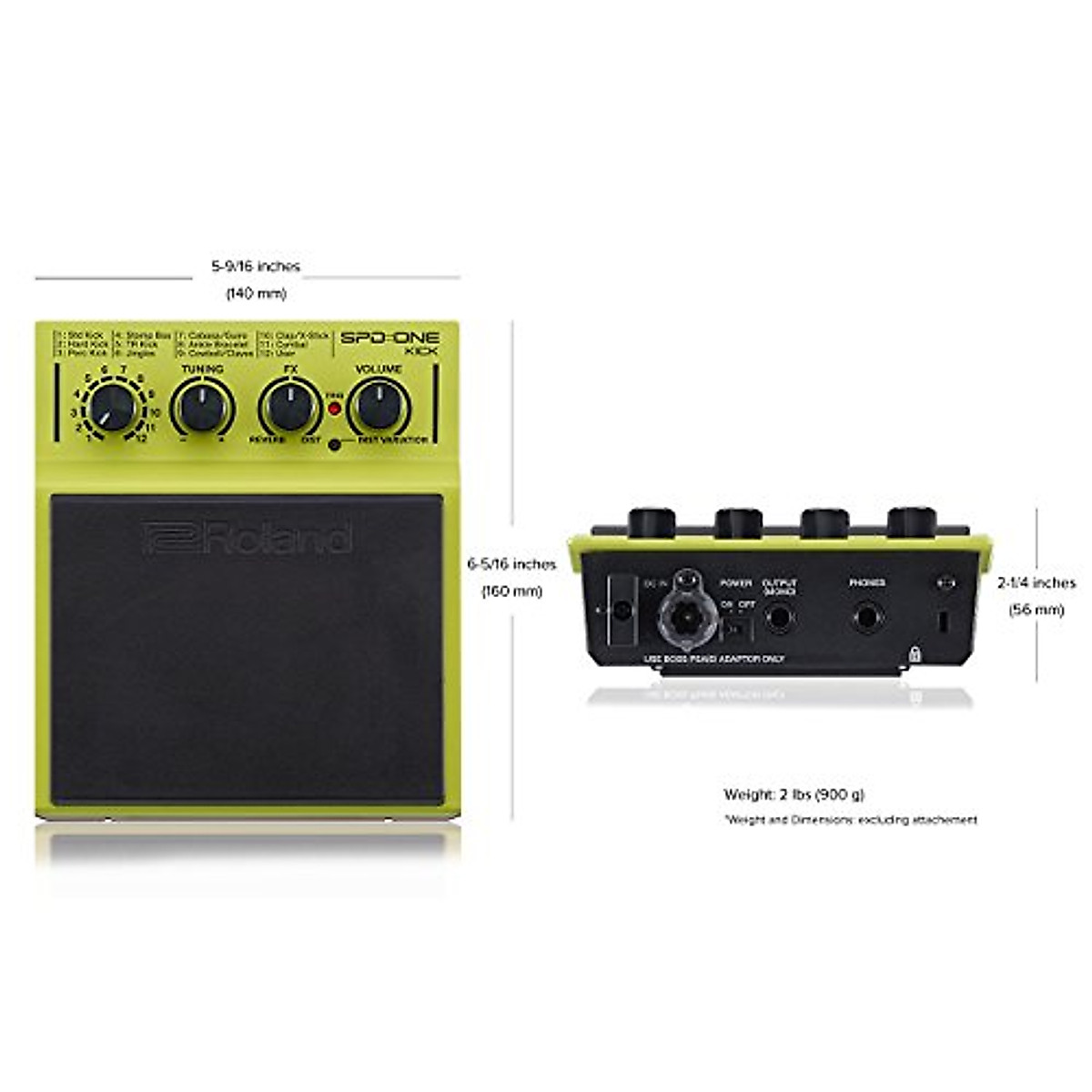 Roland SPD-1K Percussion Electronic Drum Pad, Kick