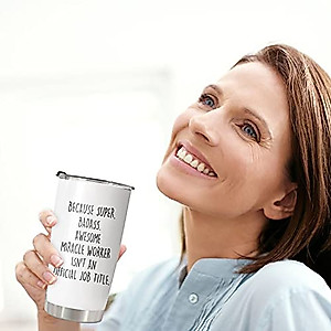 CHICKOR Gifts for Women - Unique Gift idea for Boss Lady, Her, Mom, Coworker, Manager, Teacher, Boss - 20 Oz Chaos Coordinator Tumbler With Straw - Birthday Gifts for Women, Officer, Wedding Planner