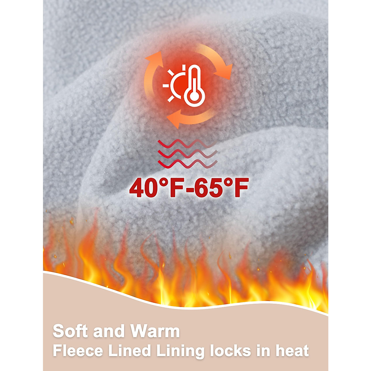 MAGCOMSEN Womens Fleece Lined Pants Winter Hiking Softshell Pants Army Green Waterproof Insulated Snow Ski Pants Cold Weather, L