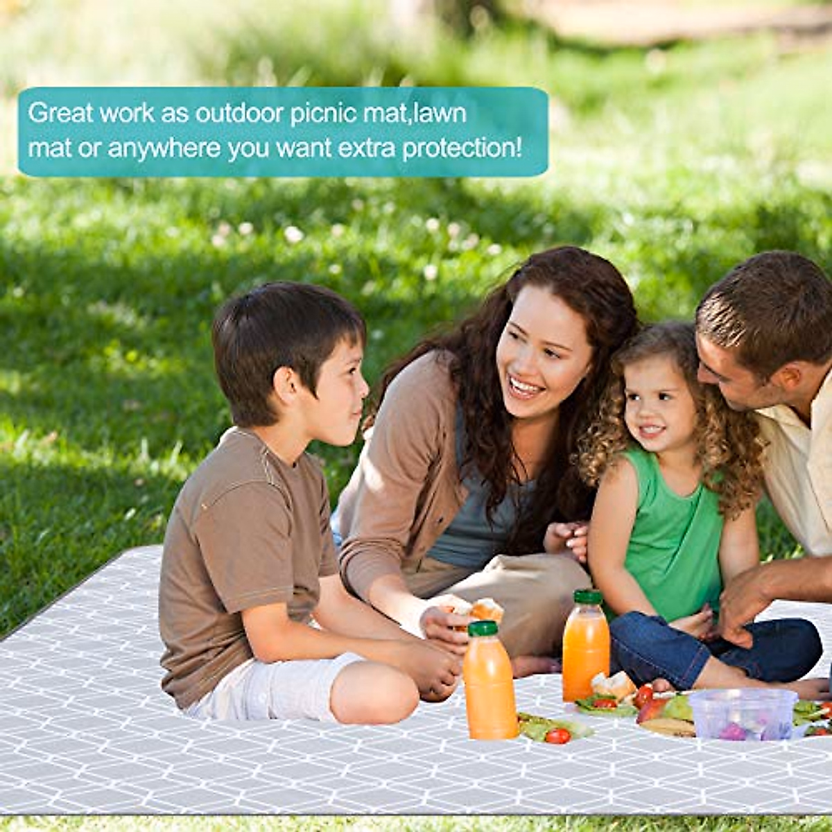 Paw Legend Washable Highchair Splat Floor Mat- Anti-Slip Silicone Spot Splash Mess Mat(53'' X 53'')-Food Catcher Art Craft Leak Proof Mat,Diamond