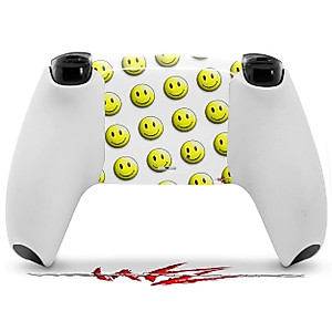 WraptorSkinz Skin Wrap compatible with Sony PS5 DualSense Controller Smileys (CONTROLLER NOT INCLUDED)