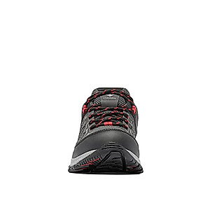 Columbia Men's Granite Trail Waterproof, Shark/Mountain Red, 15