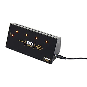 Acumen Disc SD Trident - 1 to 4 Secure Digital/TF/MicroSD Compact Duplicator Autostart Cloner Copier (35MB per Second)