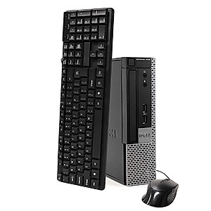 Dell Desktop Optiplex 7010 USFF - Intel Core i3-3220 3.3GHz, 8GB DDR3 RAM, 120GB SSD, Windows 10 Pro (Renewed)
