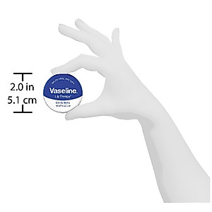 Vaseline Lip Therapy Lip Balm Tin, Original, 0.6 oz