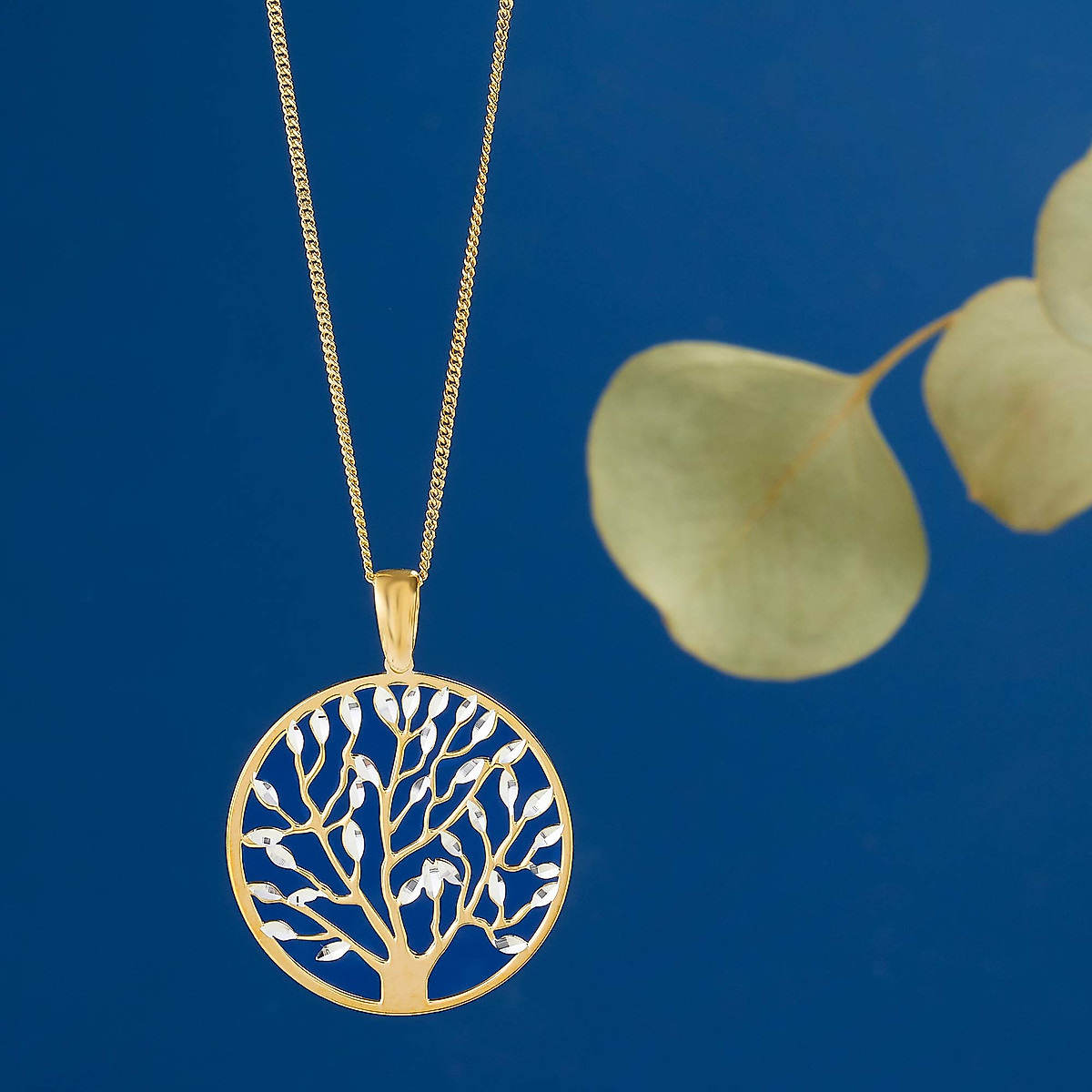 Ross-Simons Italian Cut-Out Tree of Life Pendant Necklace