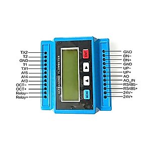 Ultrasonic Flow Meter TUF-2000M Water Flow Meter TS-2(DN15~DN100) TM-1 TL-1-HT(-30~160℃) High-Tem Ultrasonic Module Sensor Digital Liquid Flowmeter Sensor Transducer Accessories(Color:Host TS-2-HT TM-