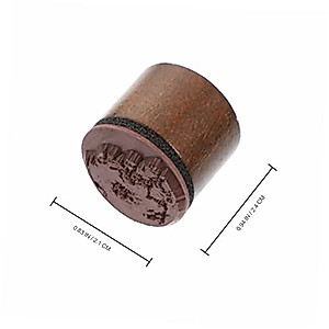 TEHAUX 7pcs Moon Phase Wooden Stamp Moon Wooden Stamp Decorative Mounted Rubber Stamp Craft Rubber Stamps for Paint Set Stampers for Wooden Stamp Set Wooden Rubber Stamp