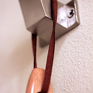 Brossum Extra Large 2-in-1 Round Chalk and Wax Paint Brush | Painting or Waxing Furniture | Handmade with All Natural Bristles and Ergonomic Handle | Dark or Clear Wax | DIY, Home Decor, Wood