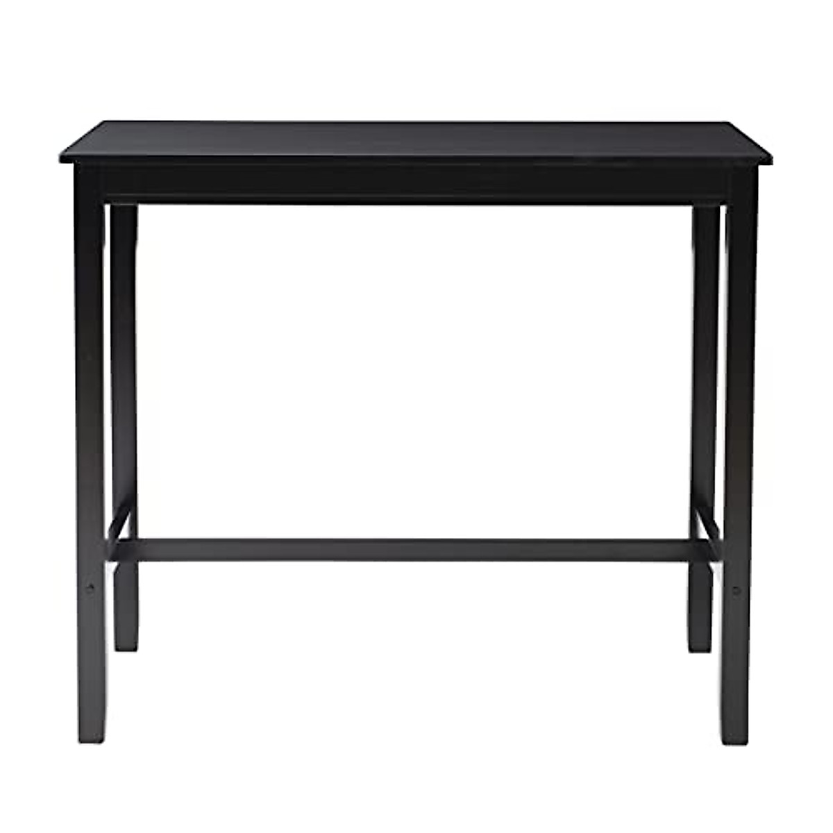 Linon Black 42 inch Bar Height Pub Claridge Table