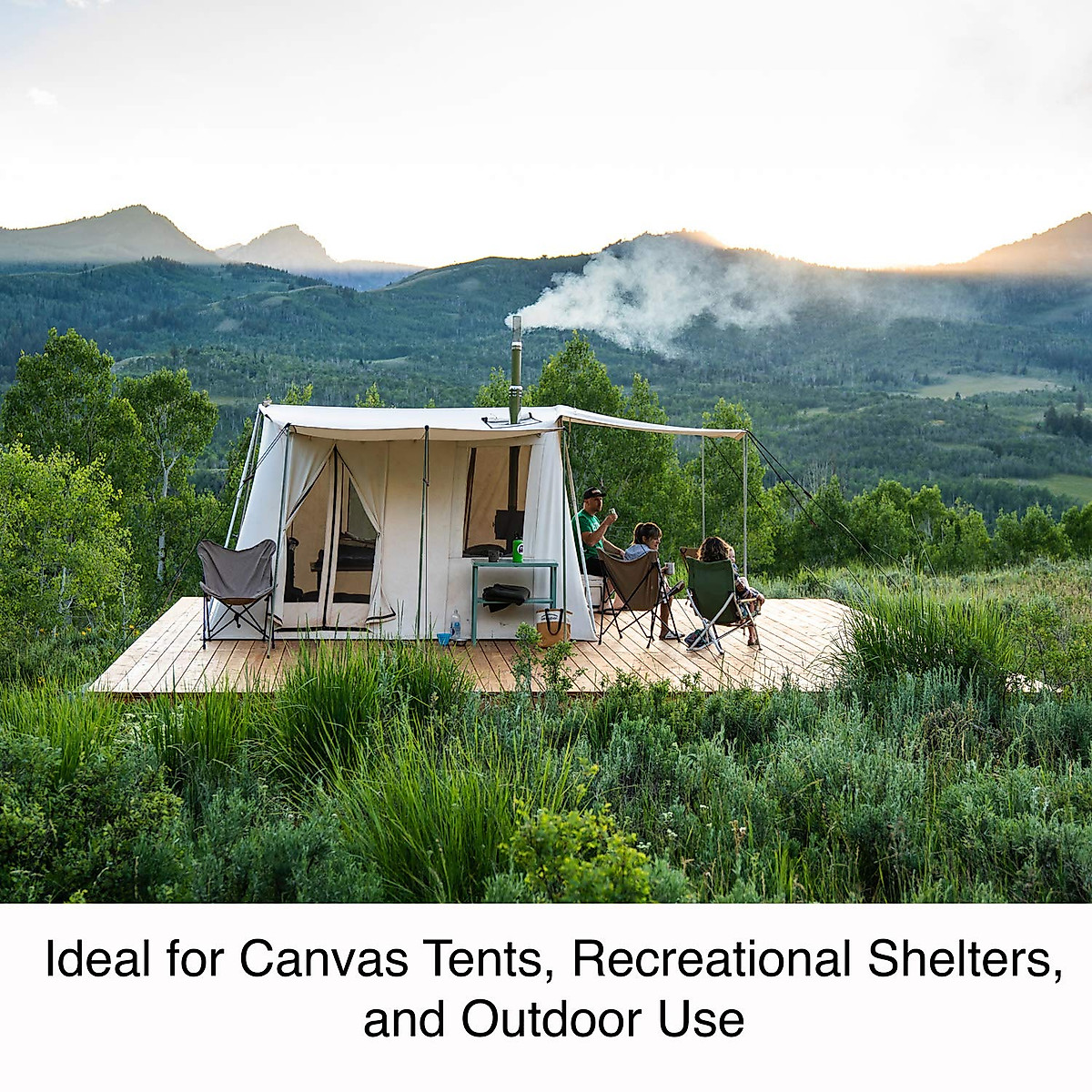 Winnerwell Woodlander Medium Tent Stove | Tiny Portable Wood Burning Stove for Tents, Shelters, and Camping | 800 Cubic Inch Firebox | Precision Stainless Steel Construction | Includes Chimney Pipe