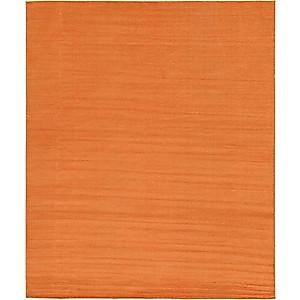 Unique Loom Williamsburg Collection Area Rug - Solid (7' 10" x 10' Rectangle, Salmon)