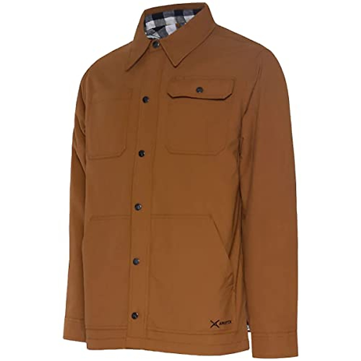 Arctix Men's Standard Midway Utility Shirt Jacket, Cappuccino, Small