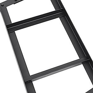 66" Tow Behind Drag Harrow Driveway Tractor Harrow Garden Lawn Tractors with 2 Adjustable Bars Heavy Duty Steel, Driveway Grader for ATV, UTV