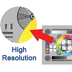 DGK Color Tools High Resolution 8.5x11" Chrome SD Professional Lens Test Chart, 3-Pack