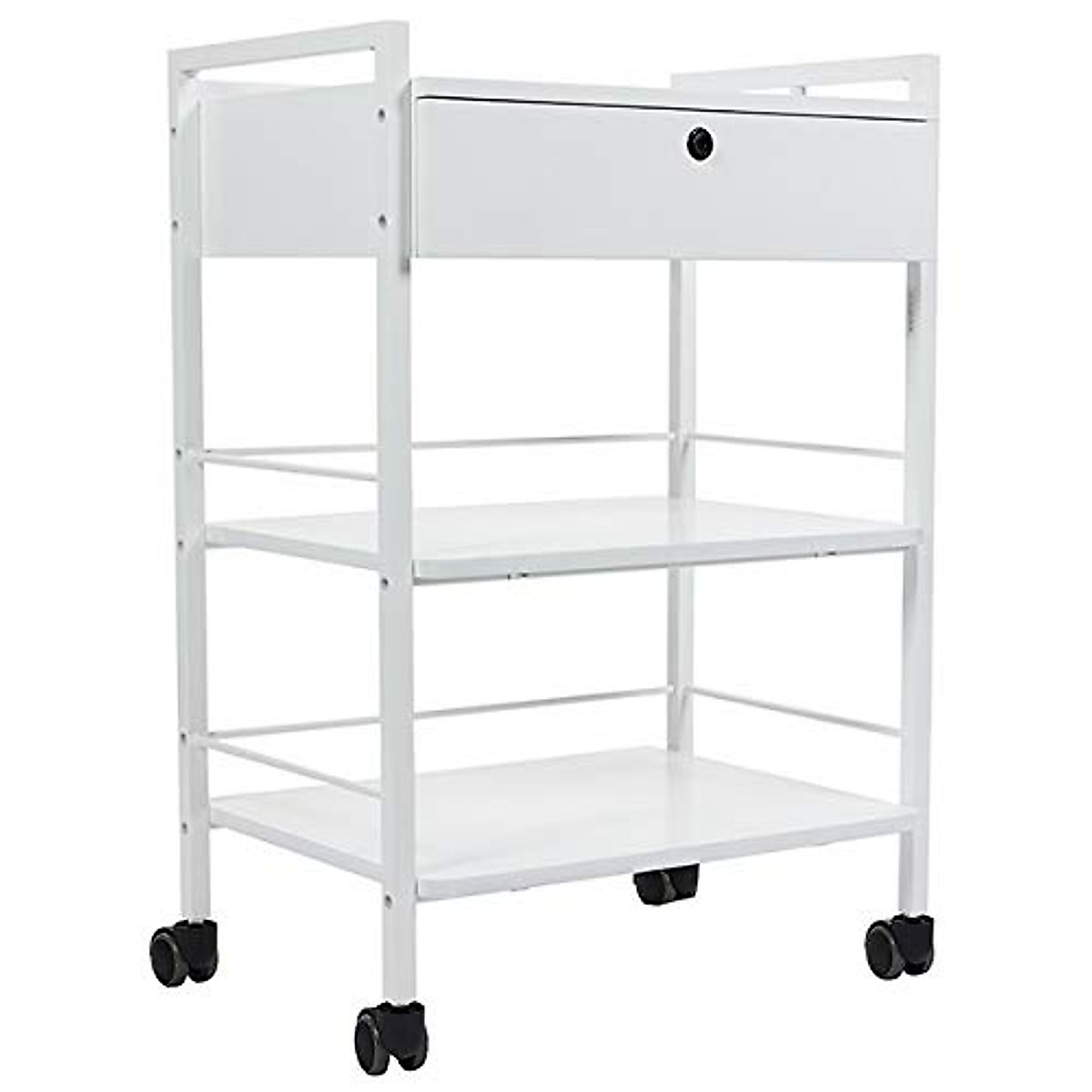 Pro Medical Dental Mobile Utility Cabinet & Cart with Steel Frame and One Drawer
