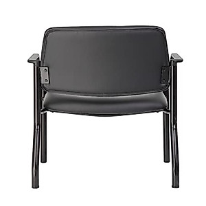 Boss Office Products Guest Chair 500 lb. Weight Capacity in Black