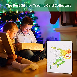 HESPLUS Football Card Binder with Sleeves, 900 Pockets Football Trading Card Holder, Sports Cards Storage Organizer for Football Basketball Baseball or Gaming Trading Cards with 50 Removable Sleeves