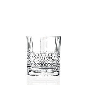 Barski Tumbler Glass - Double Old Fashioned - Set of 6 Glasses - Designed DOF tumblers - For Whiskey - Bourbon - Water - Beverage - Drinking Glasses - 12 oz. - Crystal - Made in Europe