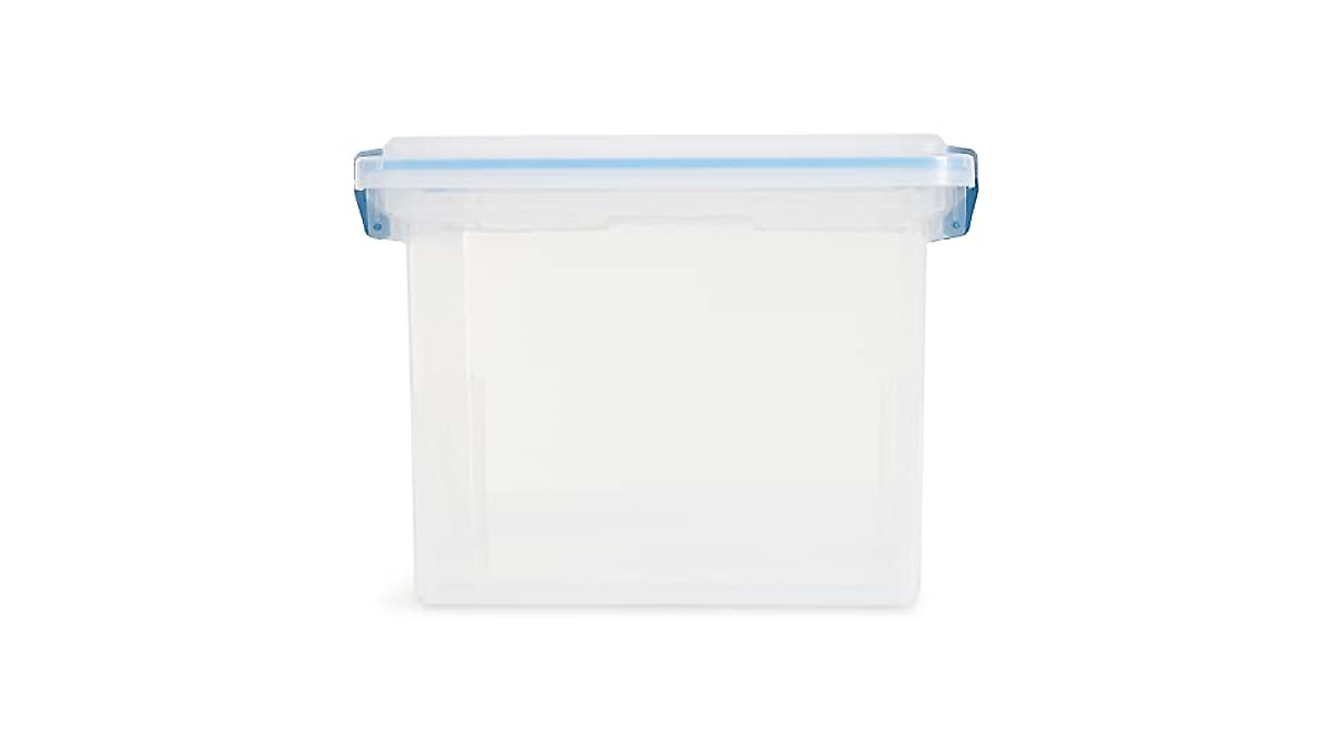 Sterilite Gasket Box 32 Quart - 8 Pack of Stackable Bins