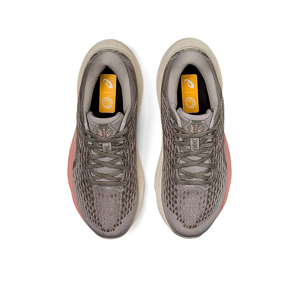 ASICS Women's Gel-Kayano LITE 3 Running Shoes, 9, Oyster Grey/Frosted Rose