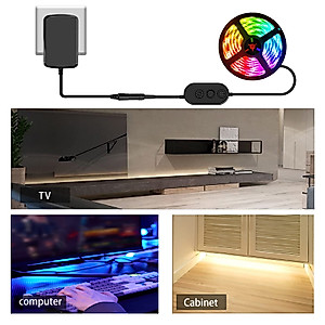 TKDY 24V DC Power Supply Cord, 100-240V AC to DC 24 Volt 1.5A 1A 0.5A 24Vdc Power Adapter, for DC24V LED Strip Lights Diffuser Humidifier and More (Not 24V Battery Charger).