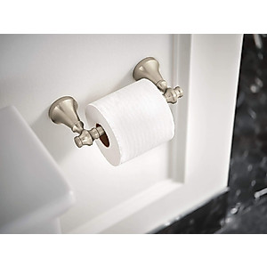 Moen YB0508BN Colinet Traditional Pivoting Toilet Paper Holder, Brushed Nickel