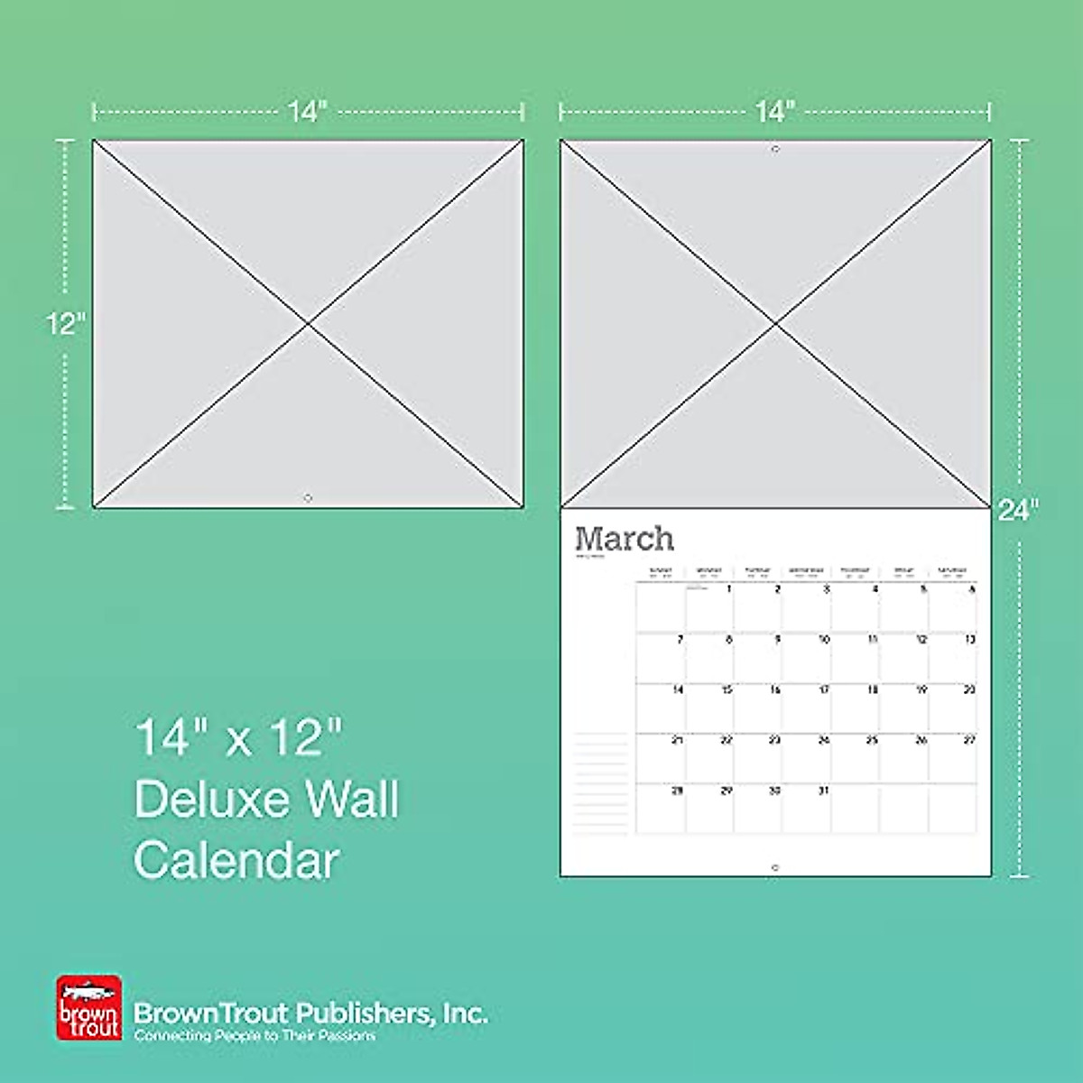 For the Love of Bulldogs 2022 14 x 12 Inch Monthly Deluxe Wall Calendar with Foil Stamped Cover, Animal Dog Breeds DogDays