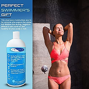 TRISWIM Swim Shampoo -32 Fl Oz, Removes Chlorine Buildup- Swimmers Shampoo For Undoing The Damage Caused By Chlorine On The Scalp