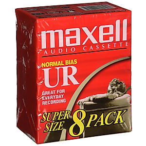 Maxell 109085 Brick Packs Optimally Designed for Voice Recording, Low Noise Surface with 60 Min Recording Time Per Tape