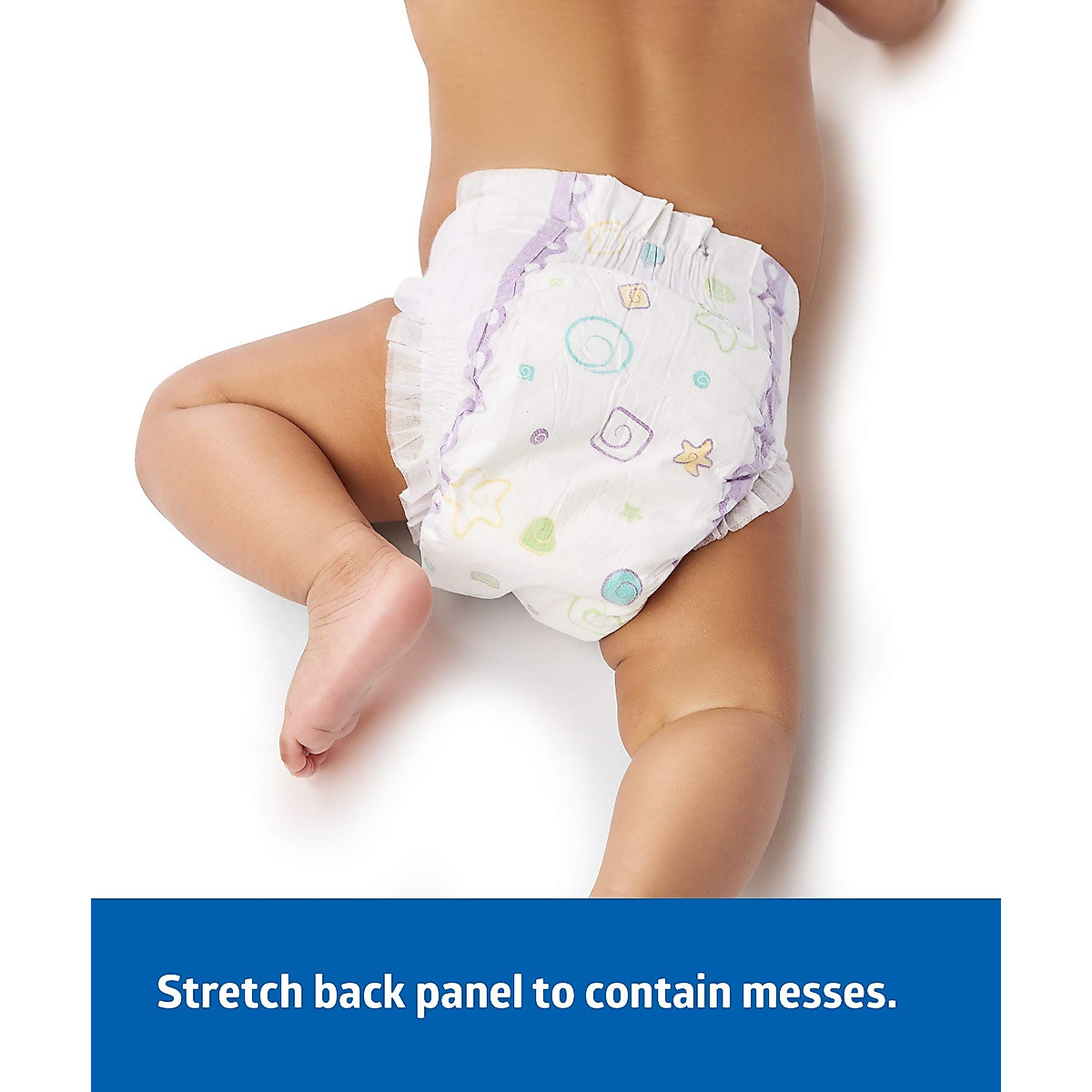 Medline Premium Disposable Baby Diapers, Absorbent & Ultra-Soft for Delicate Skin, Size 1 (8-14 lbs), 200 Count (8 Packs of 25)