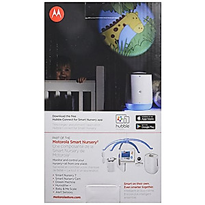 Motorola Smart Nursery Dream Machine Connected Sound and Light Projector with Audio Monitoring