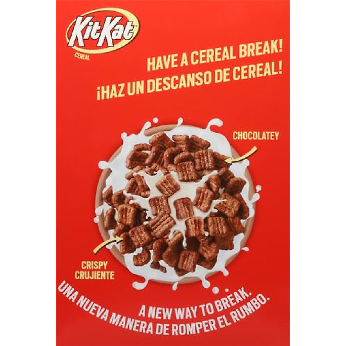 KIT KAT Chocolatey Cereal, Breakfast Cereal Made with Whole Grain, 11.5 oz
