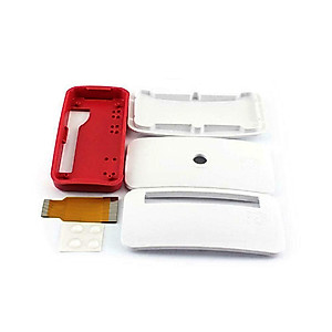 Acxico 1 pcs for Raspberry Pi Zero V1.3 W Case Shell Protection Box ABS （red and White ）