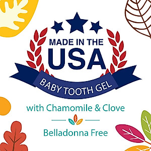 Dr. Talbot's Baby Tooth Gel for Sore Gums, Naturally Inspired, 2 Pack, 1.06 Oz, benzocaine Free, Belladonna Free