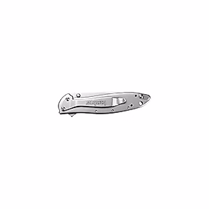 Kershaw Leek Pocket Knife, 3" 14C28N Stainless Steel Drop Point Blade, Spring Assisted Knife, Folding EDC