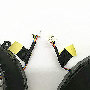 QUETTERLEE Replacement New CPU and GPU Cooling Fan for Dell Alienware 17 R4 R5 Series MG75090V1-C060-S9A MG75090V1-C070-S9A P31E ALW17C 0K2PKV 04RFW1 Fan