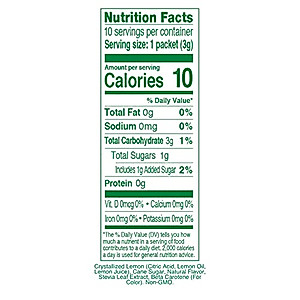 True Peach Lemonade Drink Mix, 10-count-3g each (Pack of 4)