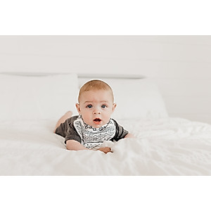 Copper Pearl Baby Bandana Bibs - 4 Pack Soft Cotton Baby Bibs for Drooling and Teething, Absorbent Drool Bibs for Baby Girl and Boy, Adjustable to Fit Newborns to Toddlers, Tons of Styles (Westyn)