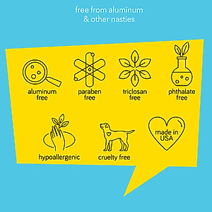 Fresh Monster Natural Deodorant for Kids and Teens I Aluminum-Free, Paraben-Free and Hypoallergenic I Dermatologist Tested I 24-Hour Protection I Beach Breeze Scent I 1.76 oz I 1 Count