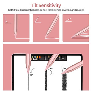 GGH Keyboard Case for iPad 9th Generation and Apple Pencil,Stylus Pen for iPad(2018-2023) 15mins Fast Charge,Palm Rejection iPad Pencil,10 Color Backlit Bluetooth Keyboard Case with Pencil Holder